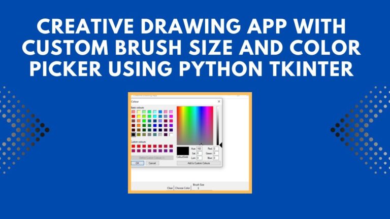 Build a Creative Drawing App with Python Tkinter - Madras Academy