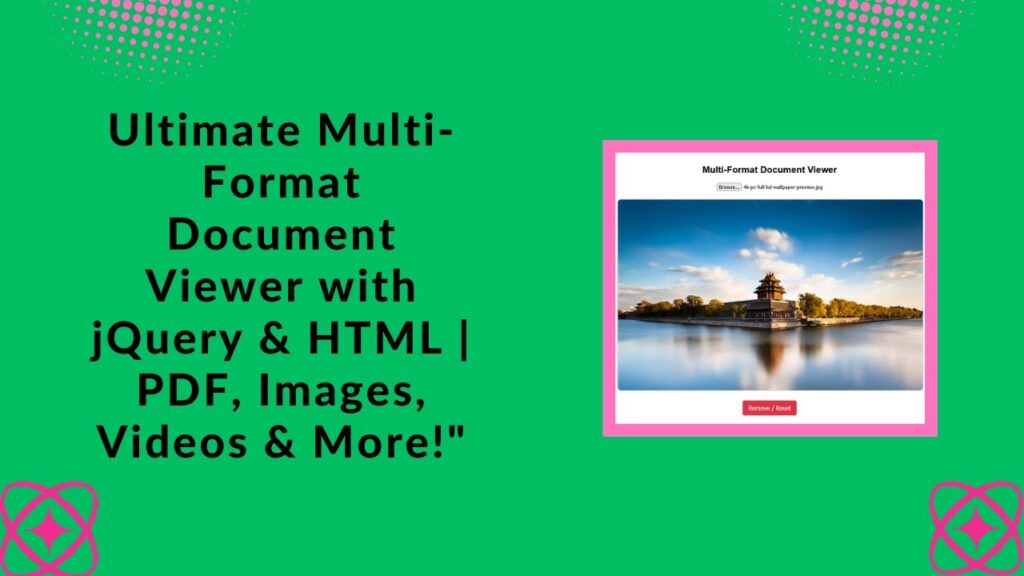 How to Create a Multi-Format Document Viewer with jQuery & HTML ...